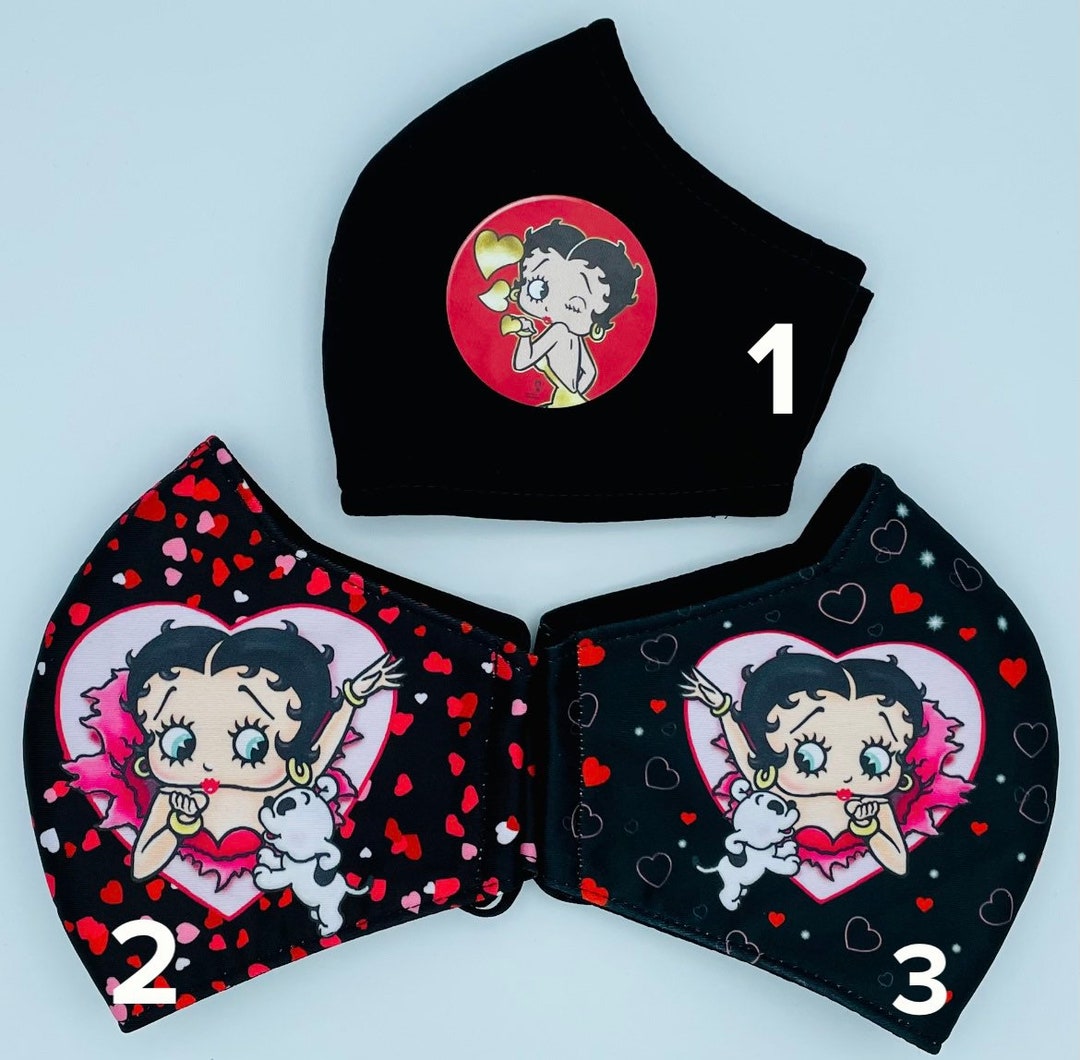 Betty Boop Adult High-quality Face Mask, Sports, Fashion Face Mask ...