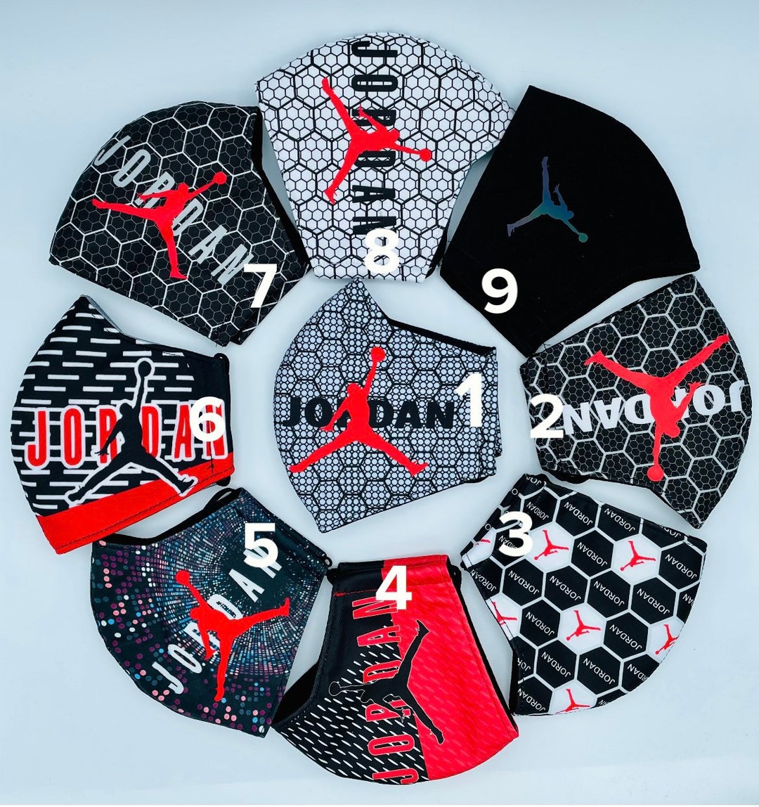 Basketball "jumpman" Face Masks, High Quality Face Mask, Basketball ...