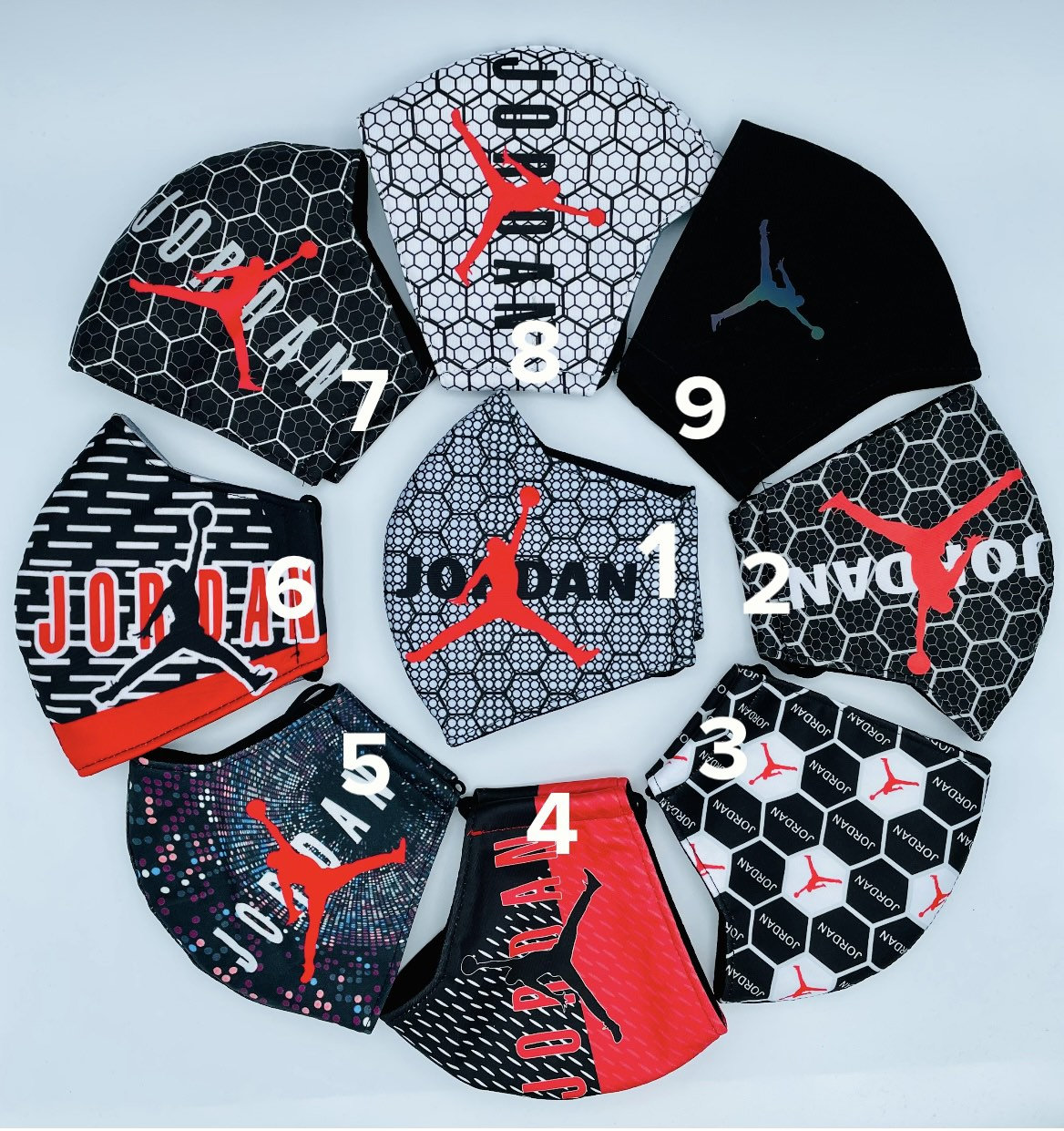 Basketball "jumpman" Face Masks, High Quality Face Mask, Basketball ...