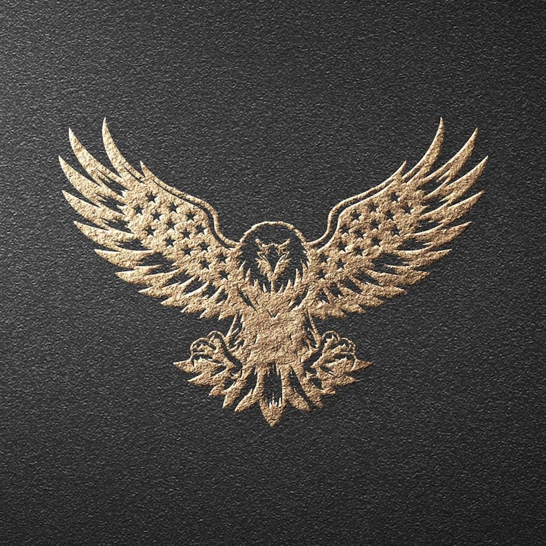 American Flag Eagle PNG SVG EPS Bundle | Patriotic Bald Eagle ...