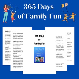365 Days of Family Fun, Activity Ideas for Parents, Teens, Teachers ...