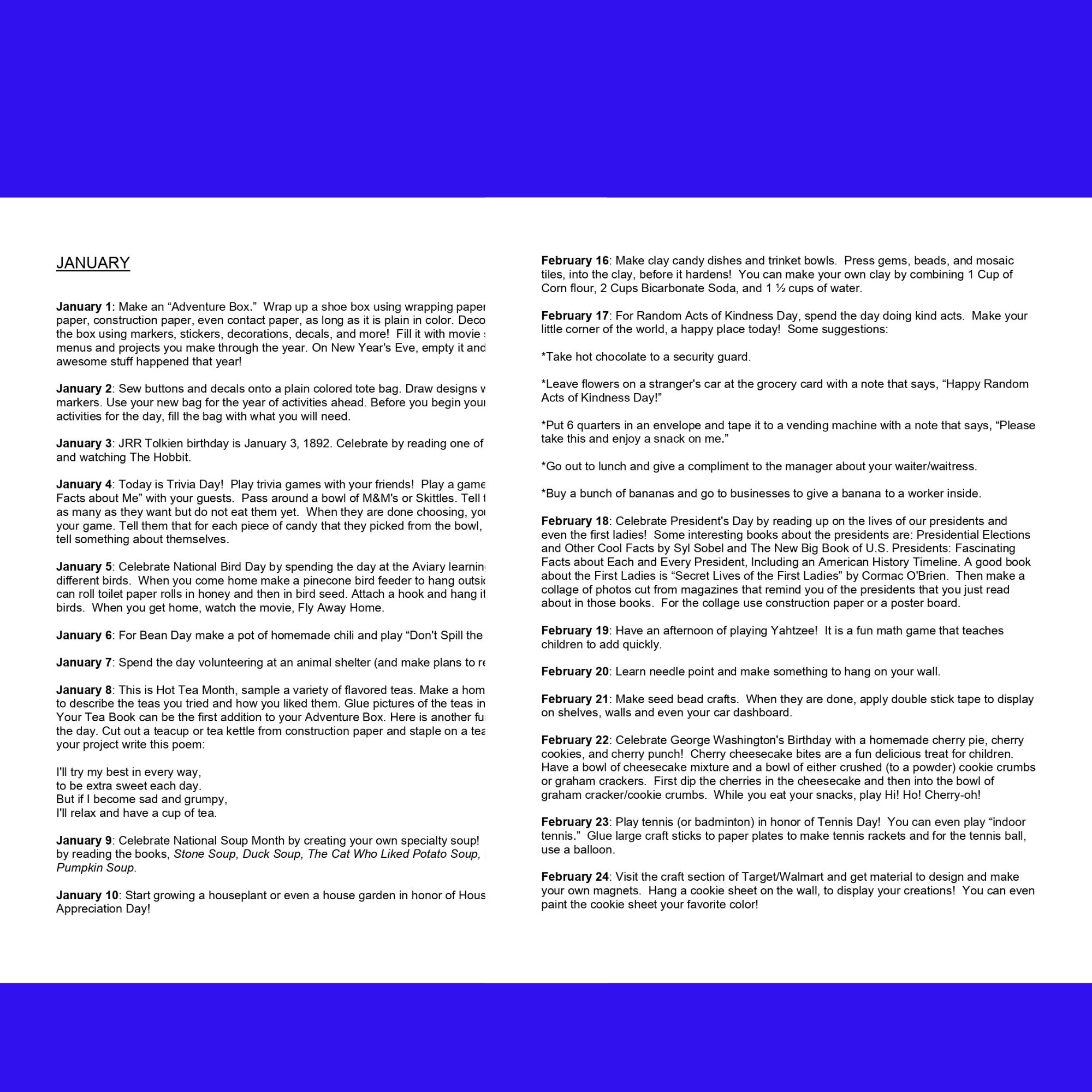 365 Days of Family Fun, Activity Ideas for Parents, Teens, Teachers ...