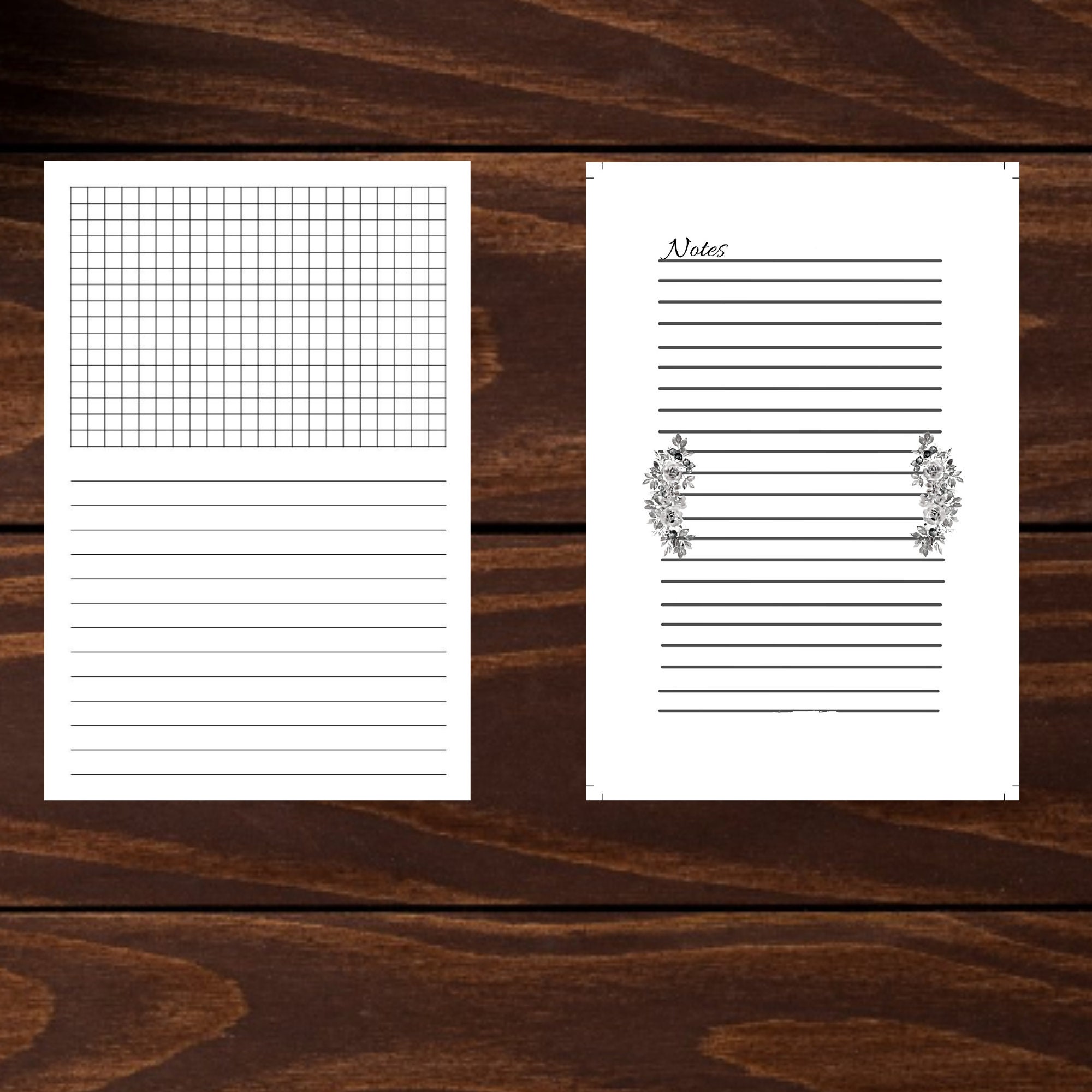 Ultimate Writing Paper Bundle, Dot Grid Paper, Printable Lined Writing ...