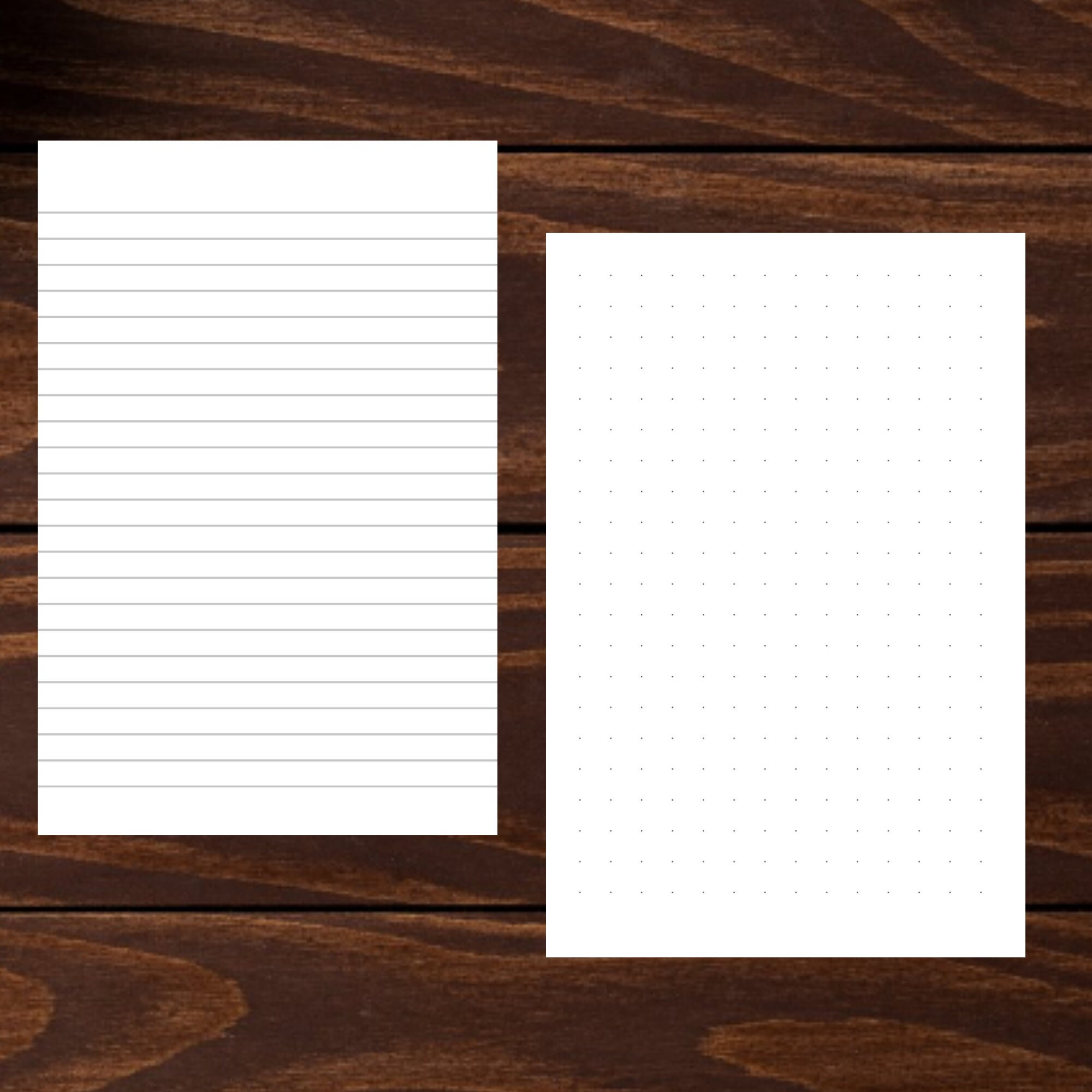 Ultimate Writing Paper Bundle, Dot Grid Paper, Printable Lined Writing ...