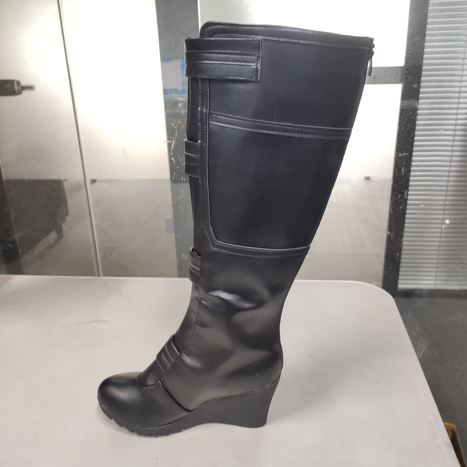 Black Widow Boots Natasha Romanoff Shoes Avengers Endgame Cosplay Women ...