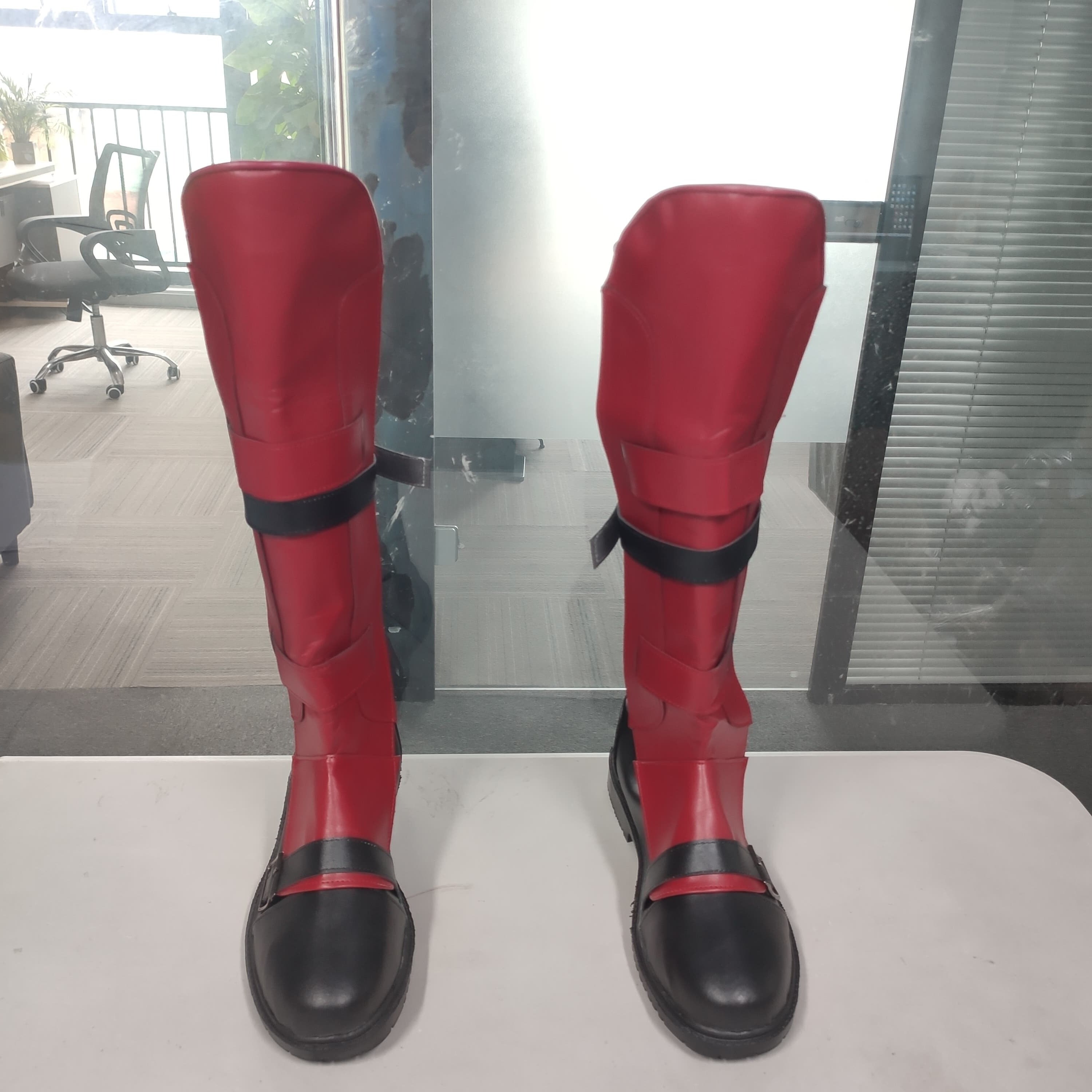 Deadpool Boots Cosplay Wade Wilson Men Shoes - Etsy