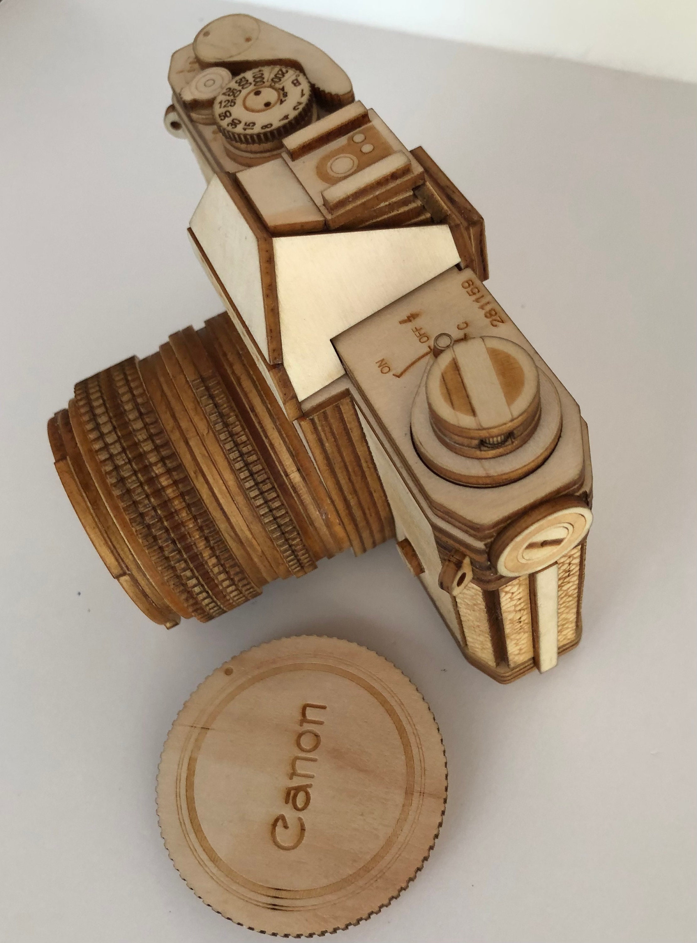 Wooden CANON Ftb Collectible Model Camera Replica - Etsy