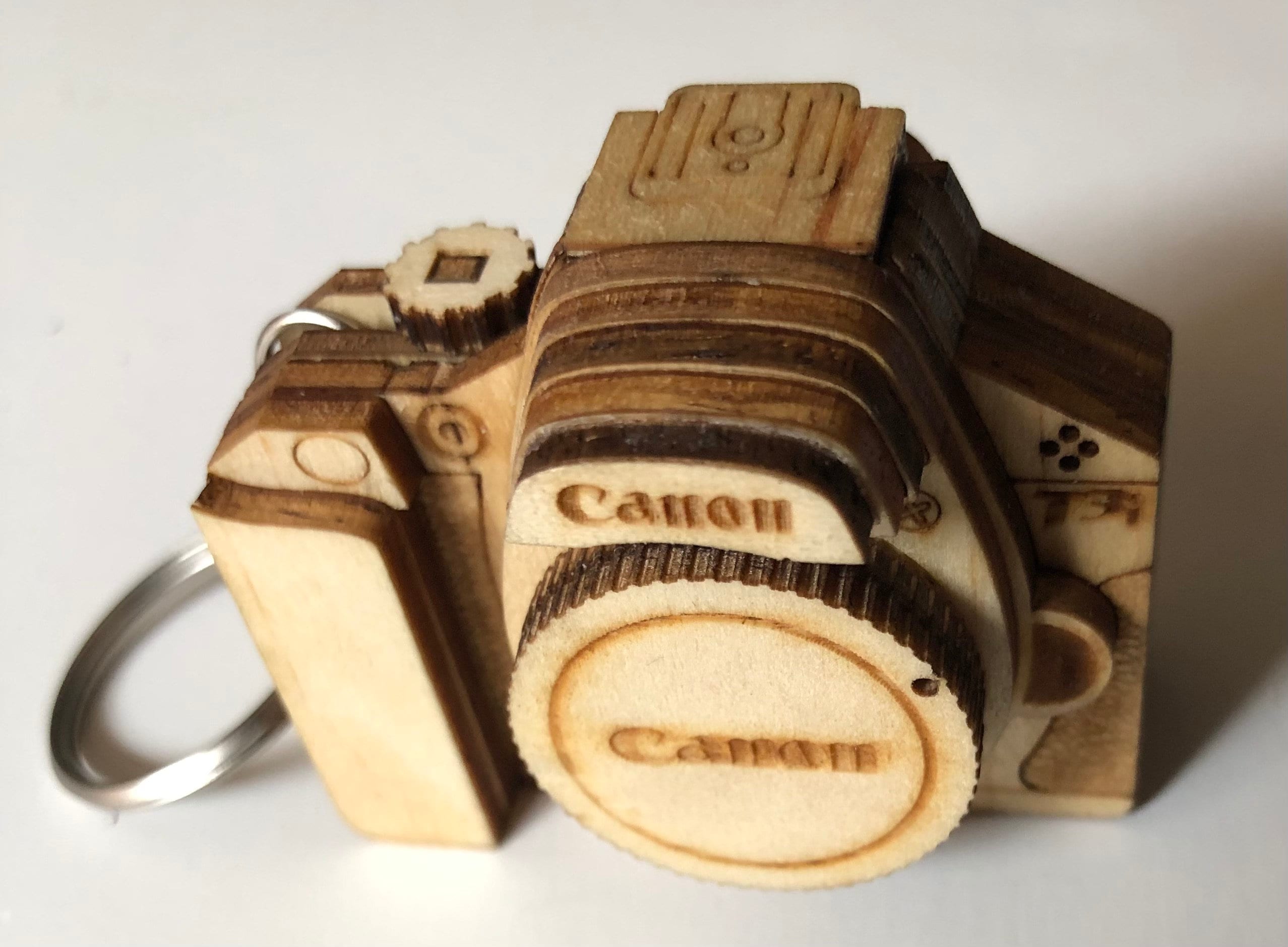 Wooden Miniature Model Canon T3i Keychain Camera Replica NOT - Etsy