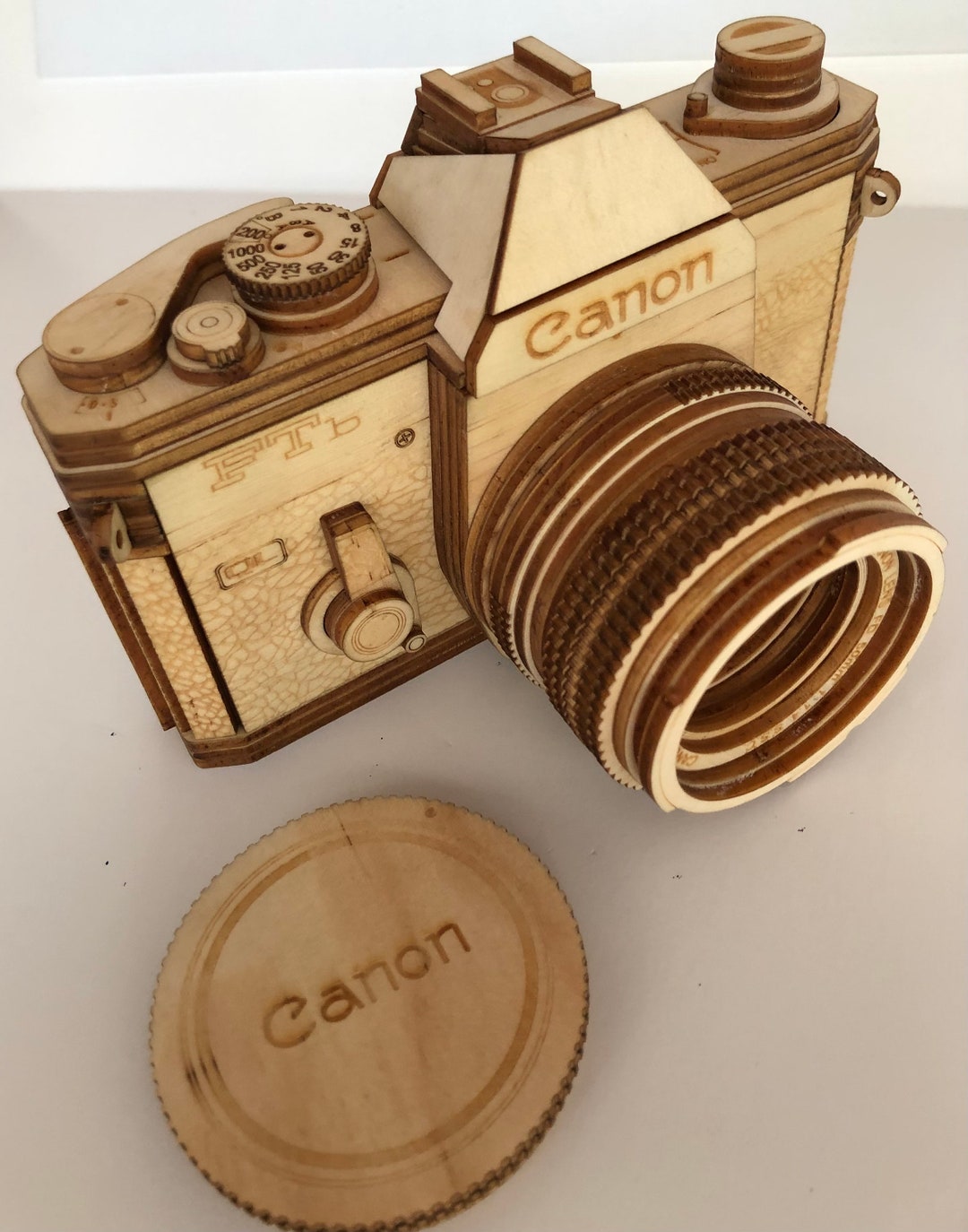 Wooden CANON Ftb Collectible Model Camera Replica - Etsy