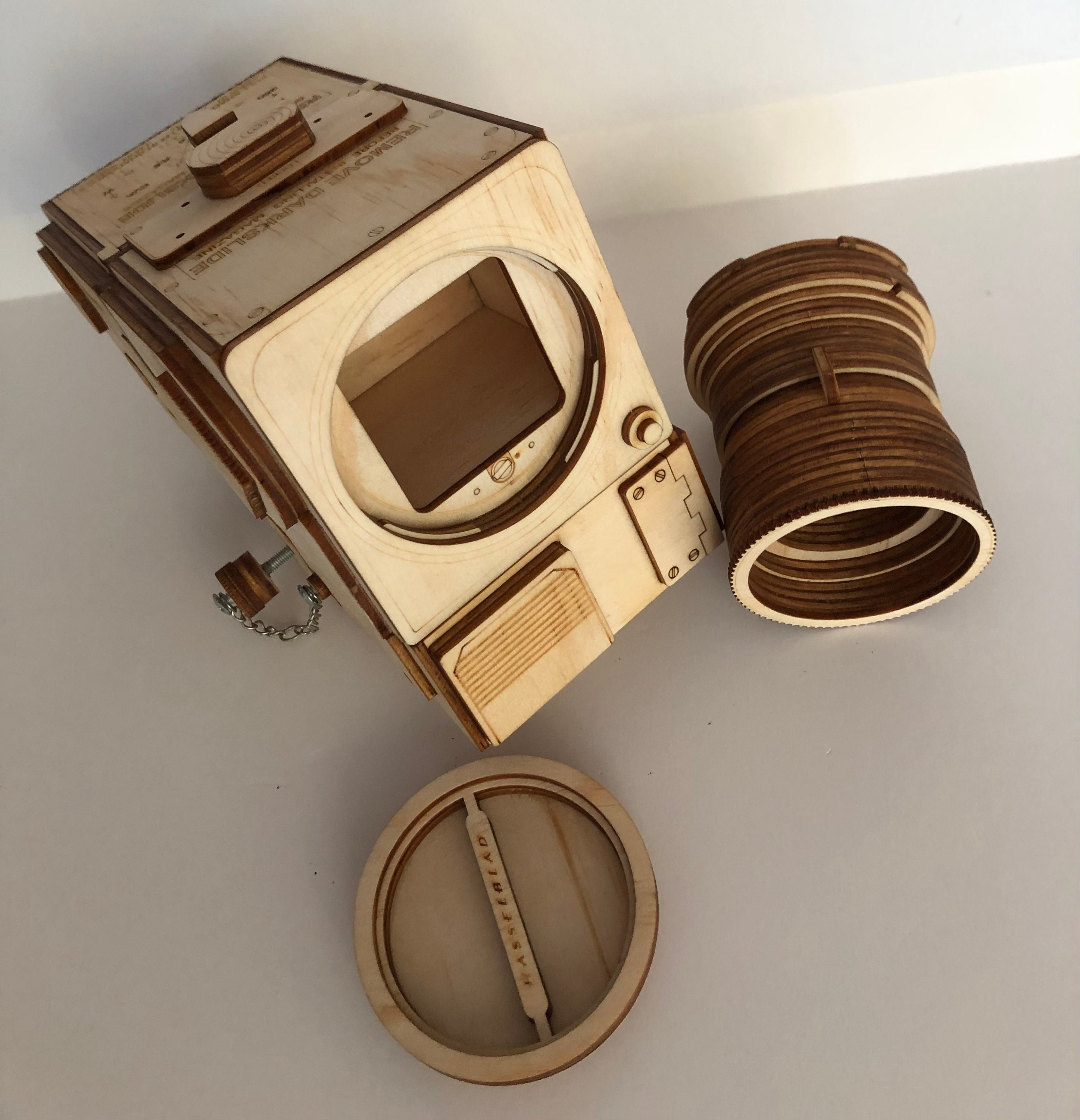 Wooden Hasselblad 500C Moon Data NASA Apollo 11 Collectible Model ...