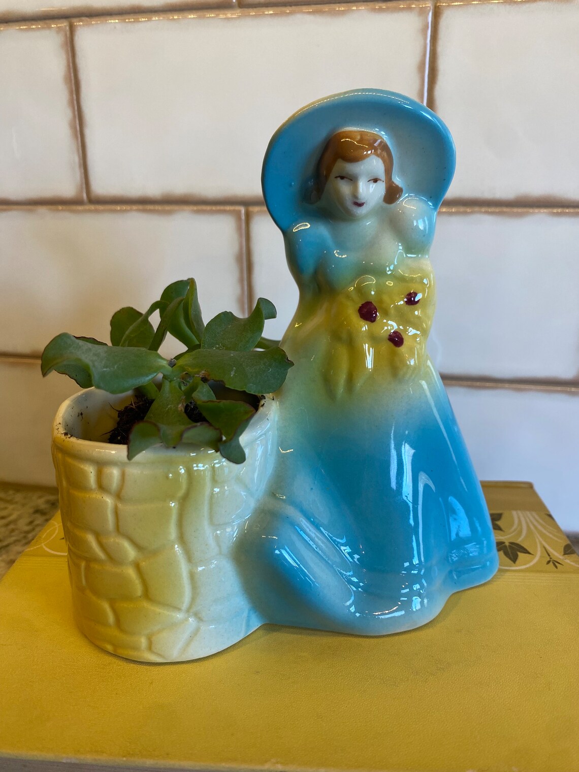 Vintage Shawnee USA Southern Belle Planter - Etsy