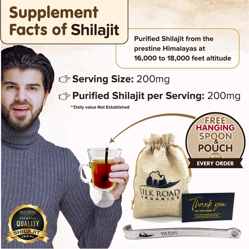 Natural Himalayan Shilajit 100g Resin With Fulvic Acid, 85+ Trace ...