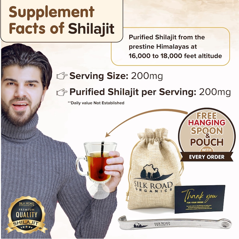 Shilajit Resin, Original Himalayan Shilajit 50g-gold Grade 100% Pure ...