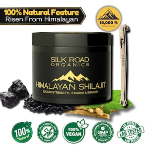 Pure Himalayan Shilajit Resin – Organic Authentic Natural Supplement ...
