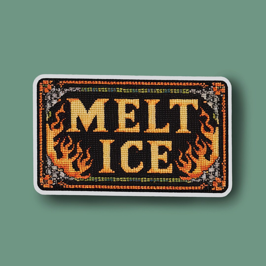 Melt Ice Sticker - Etsy