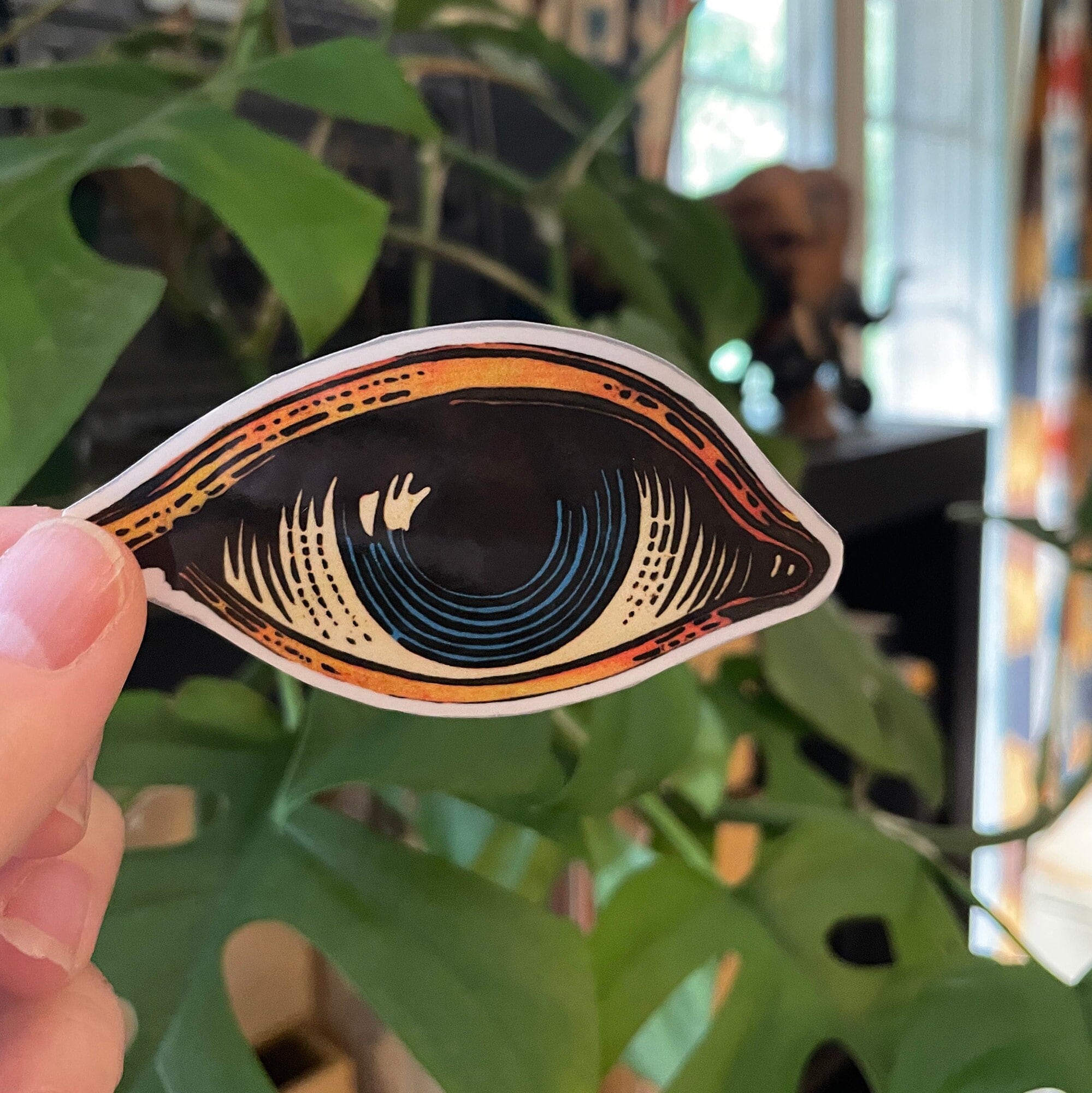 A Pair of All Seeing Eyes Vinyl Stickers - Etsy