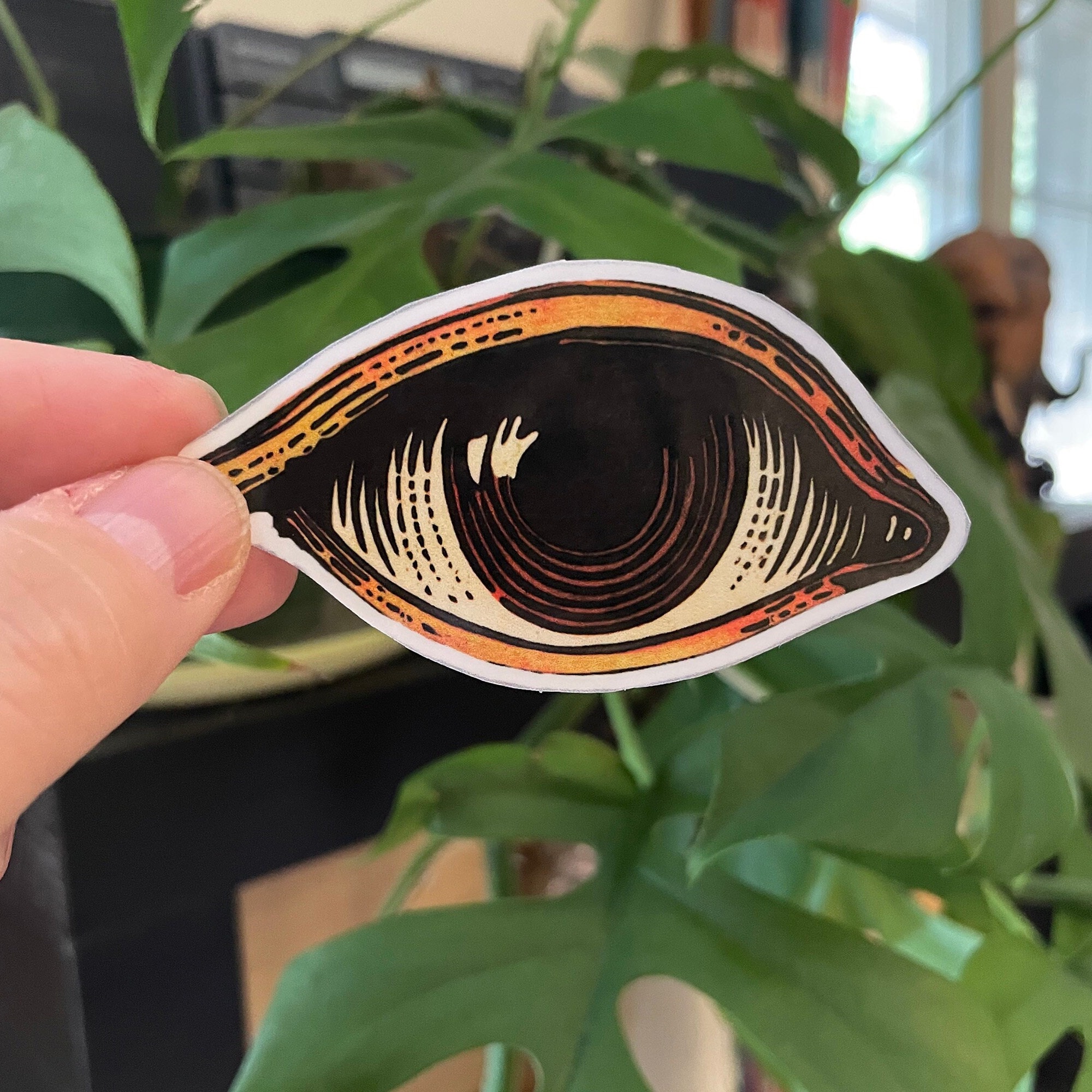 A Pair of All Seeing Eyes Vinyl Stickers - Etsy