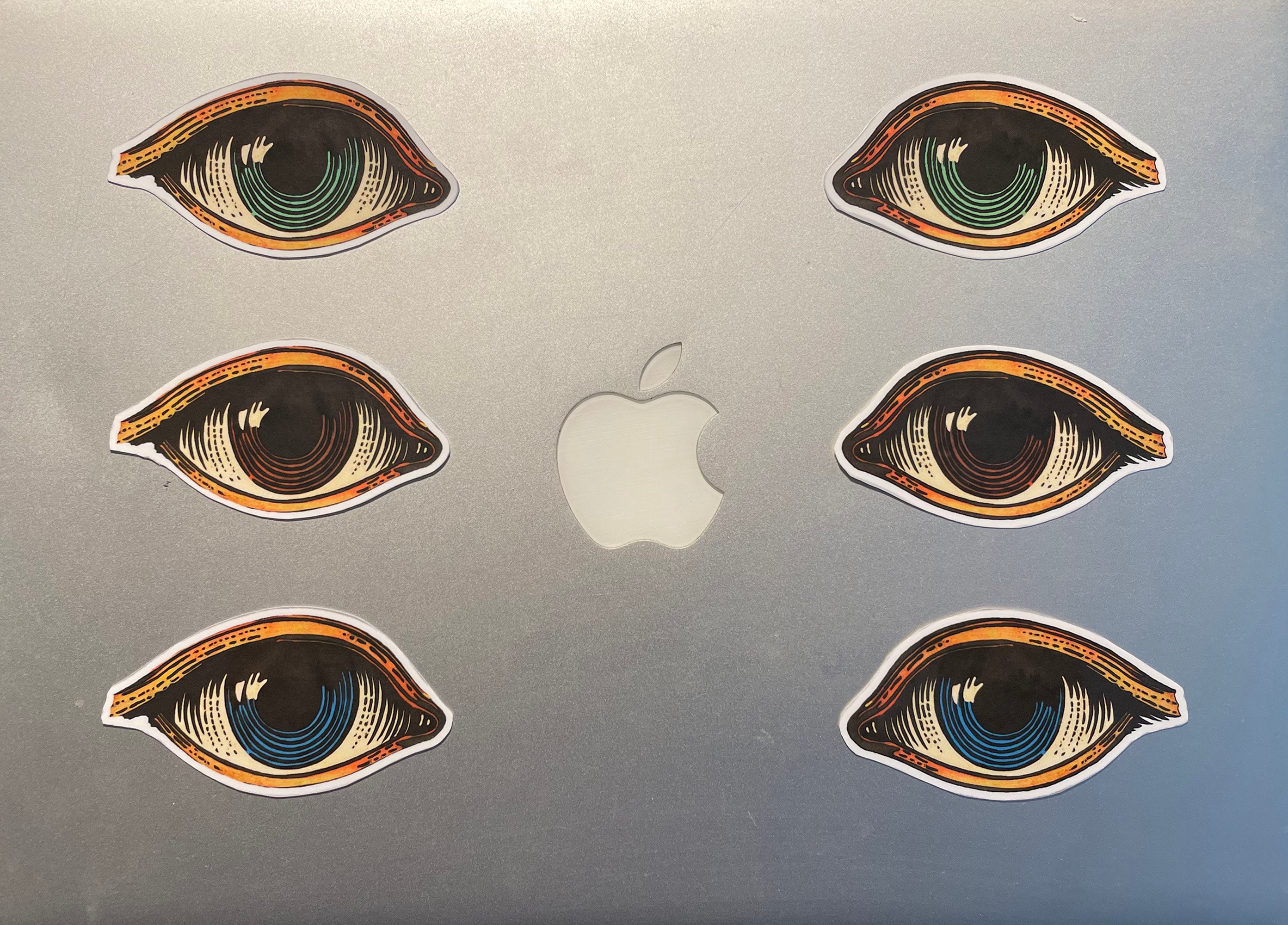 A Pair of All Seeing Eyes Vinyl Stickers - Etsy