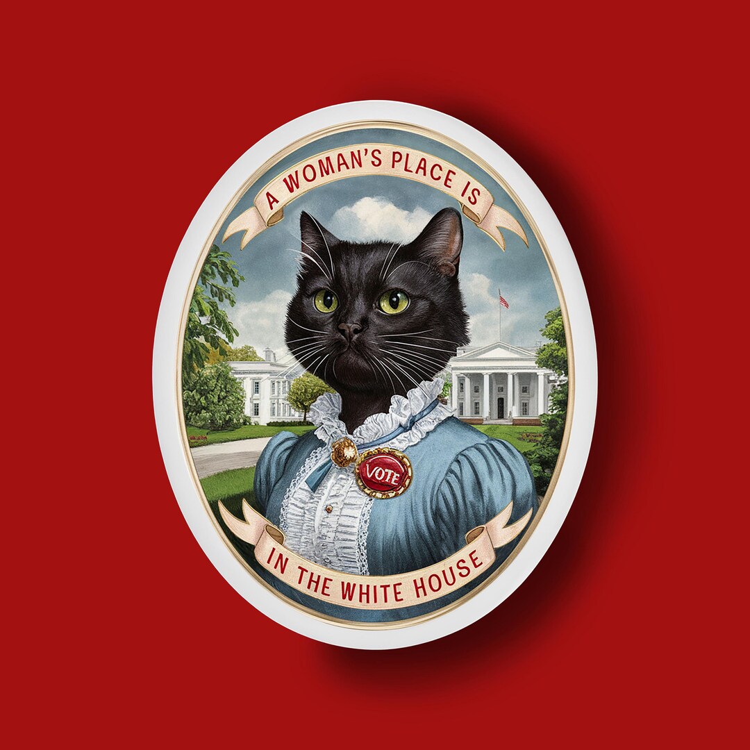 Kamala Sticker, Cat Lady Sticker, Harris Stickers, Election Stickers - Etsy