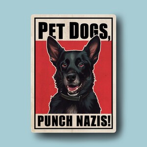 Pet Cats Punch Nazis, Political Sticker, Cat Stickers, - Etsy