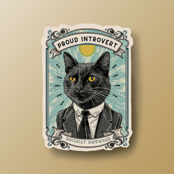 Awkward Sticker - Etsy