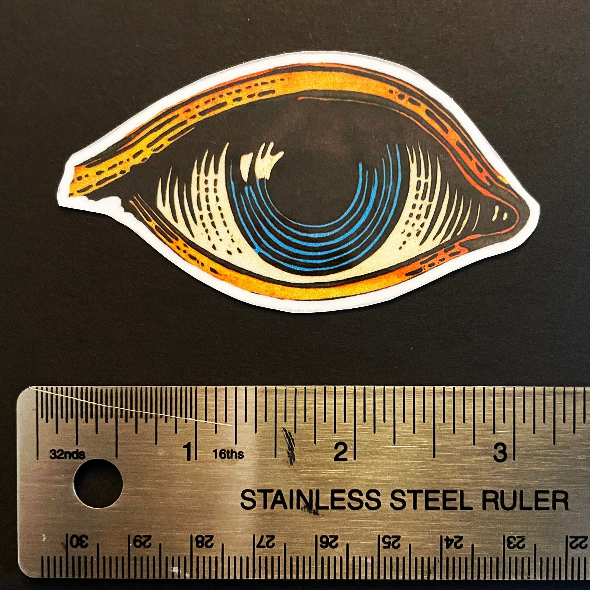 A Pair of All Seeing Eyes Vinyl Stickers - Etsy