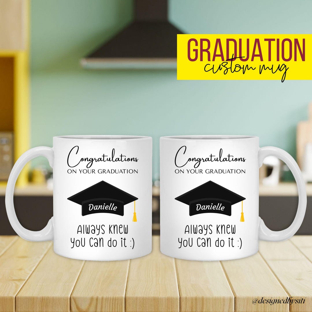 Personalized Graduation Mug Graduation Gift Ideas for Graduate School ...