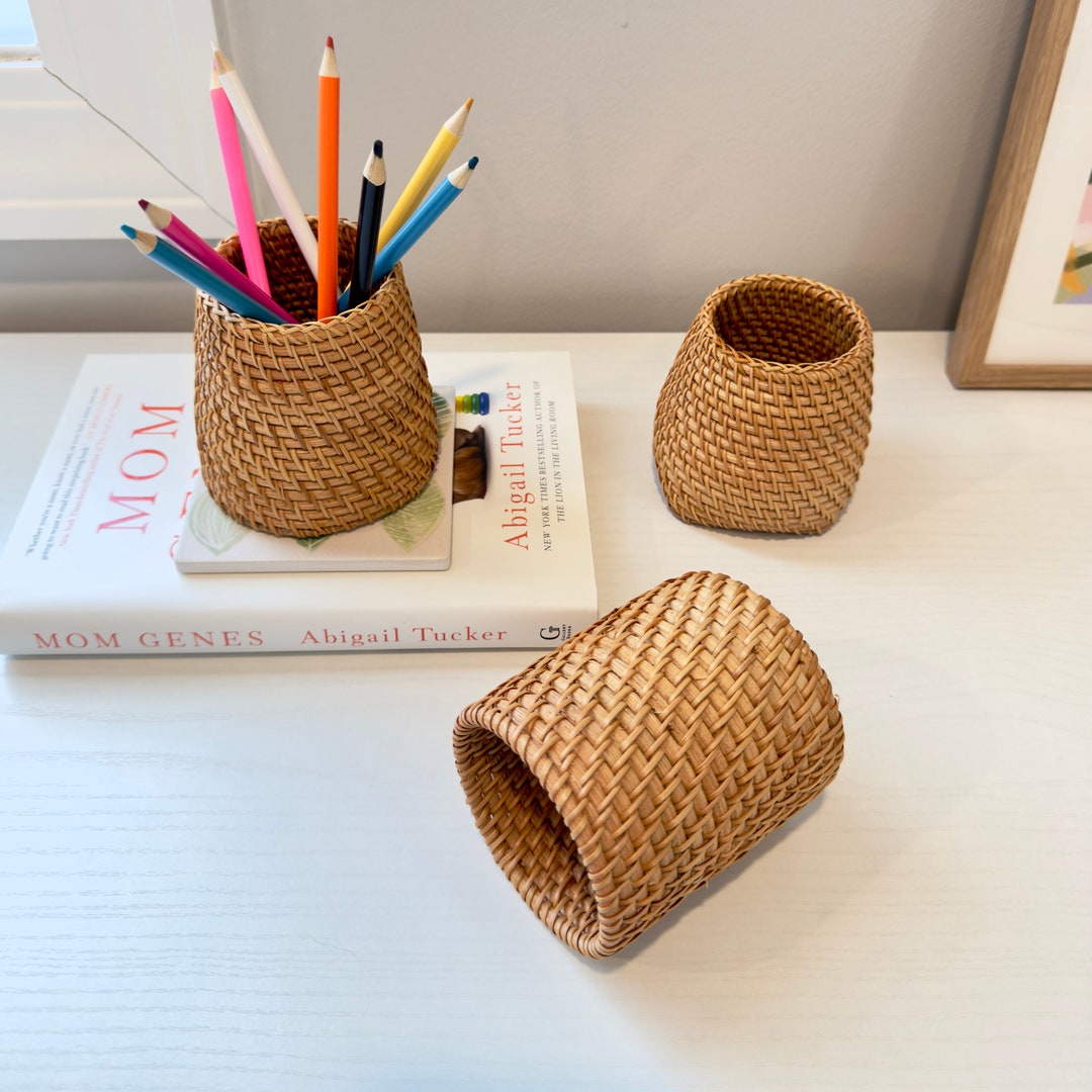 Handmade Custom Pen Cups Pencils Paintbrushes Holders Office Desk ...