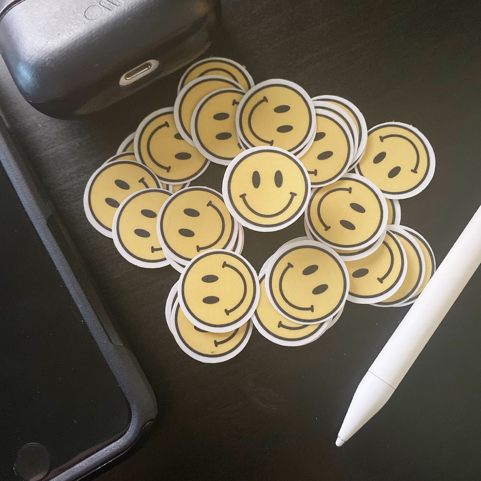 Mini Smiley Face | Smiley Face | Die Cut Sticker | Laminated Sticker ...