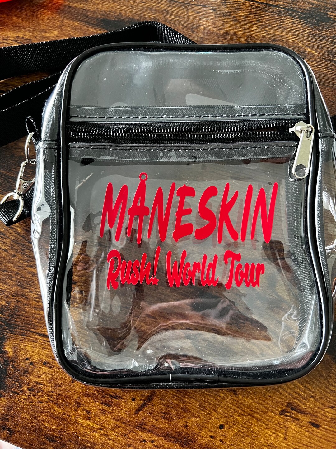 Custom Concert Bag / Clear Stadium Approved Bags / Clear Crossbody Bags ...