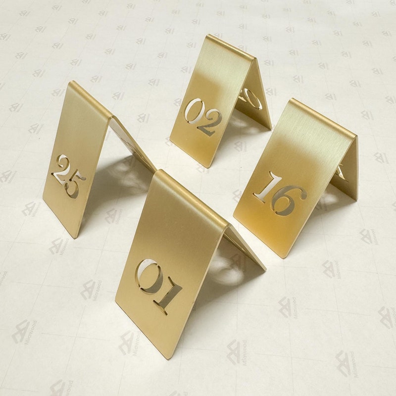 Custom Table Numbers - Etsy