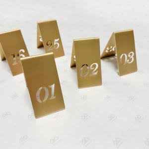 Custom Brass Table Numbers: Laser Cut Metal Signs - Etsy Australia