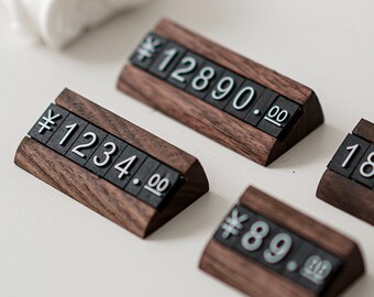 Retail Display Numbers Price Tag Stands With Digit Labels,price Display ...