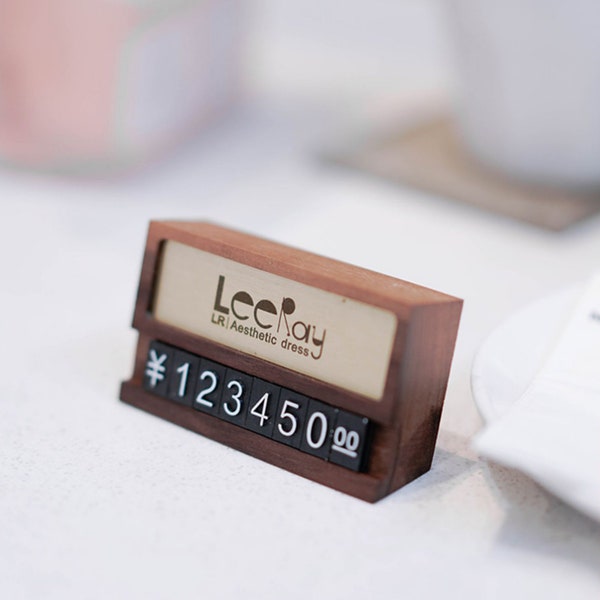 Wood Block Stand With Logo - Etsy