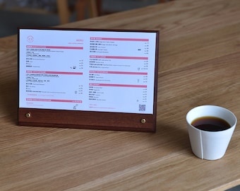 Wooden Menu Clip Boards - Etsy