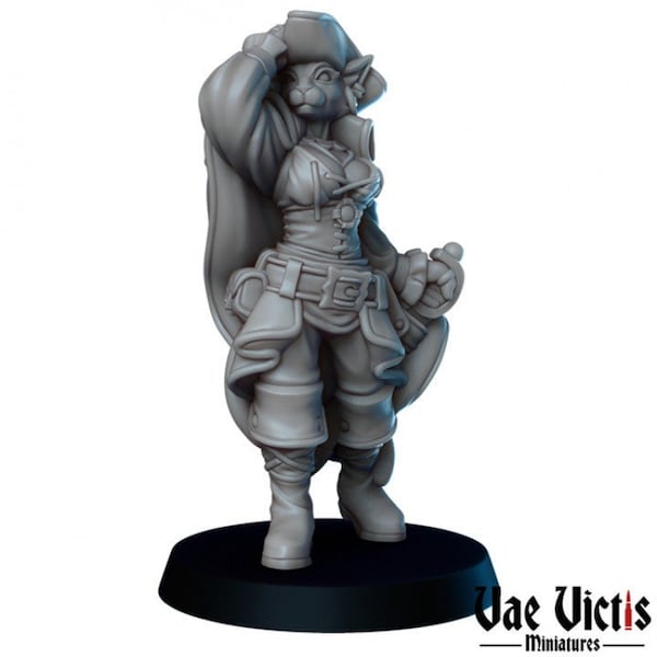 Tabaxi Miniature Dnd Mini Miniatures - Etsy