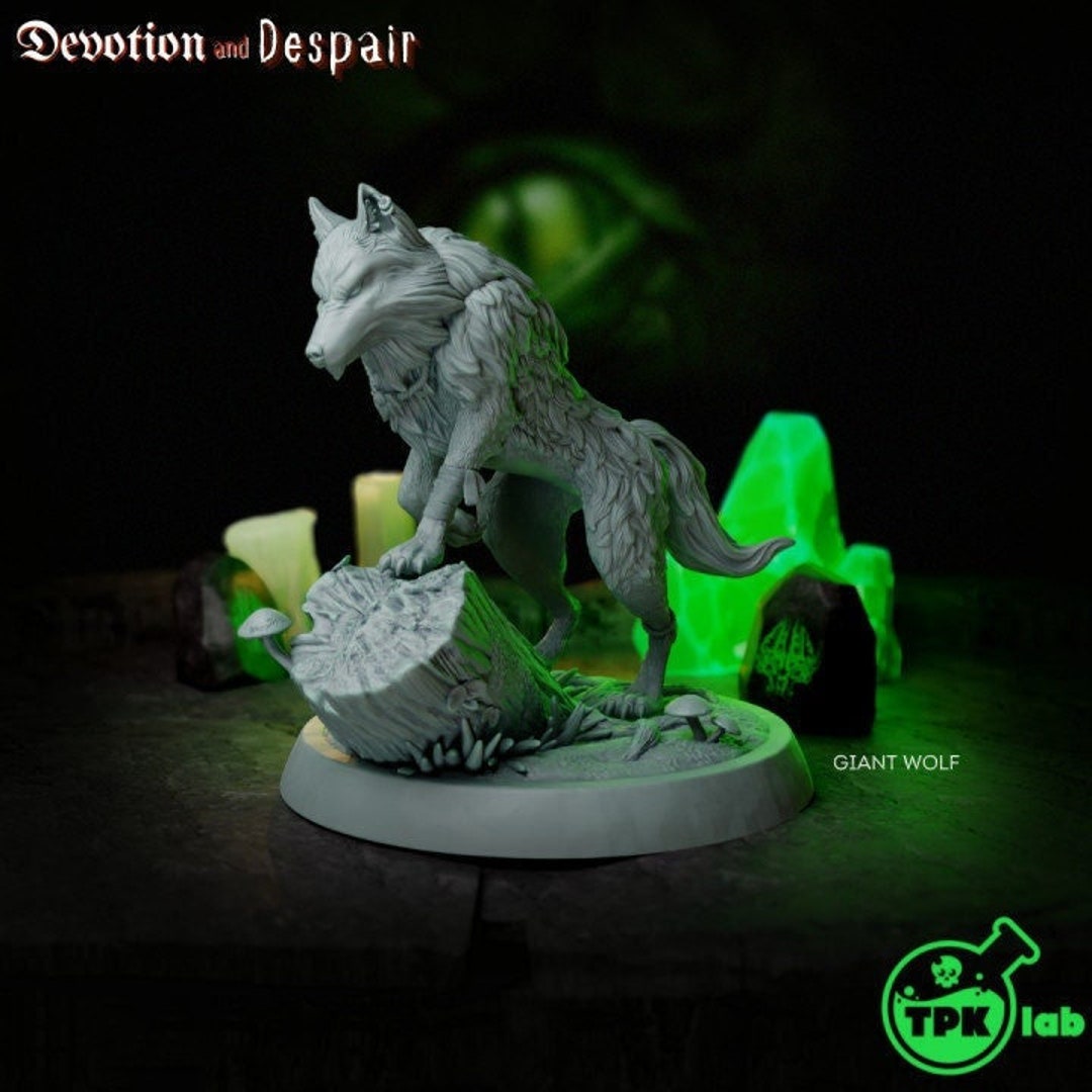 Giant Wolf Devotion and Despair TPK Lab 8K High Detail - Etsy
