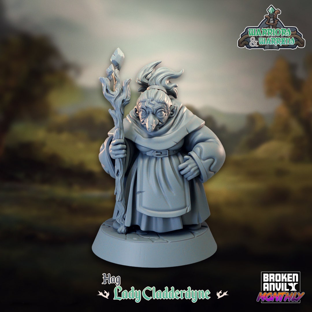 Lady Cladderdyne, Blue Hag |warriors and Warrens - Broken Anvil ...