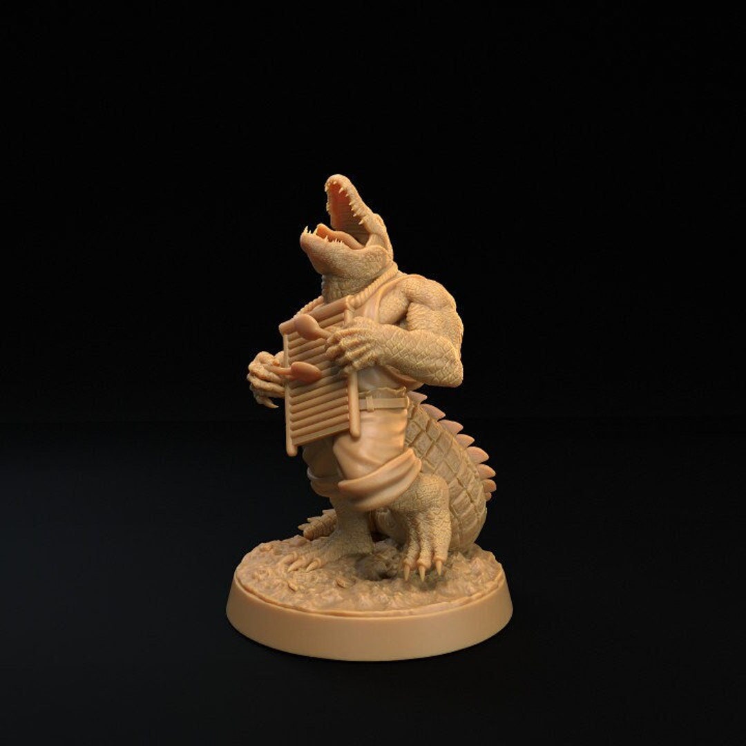 Gatorfolk Bard Mushroom Bayou Dragon Trapper's Lodge D&D TTRPG High ...