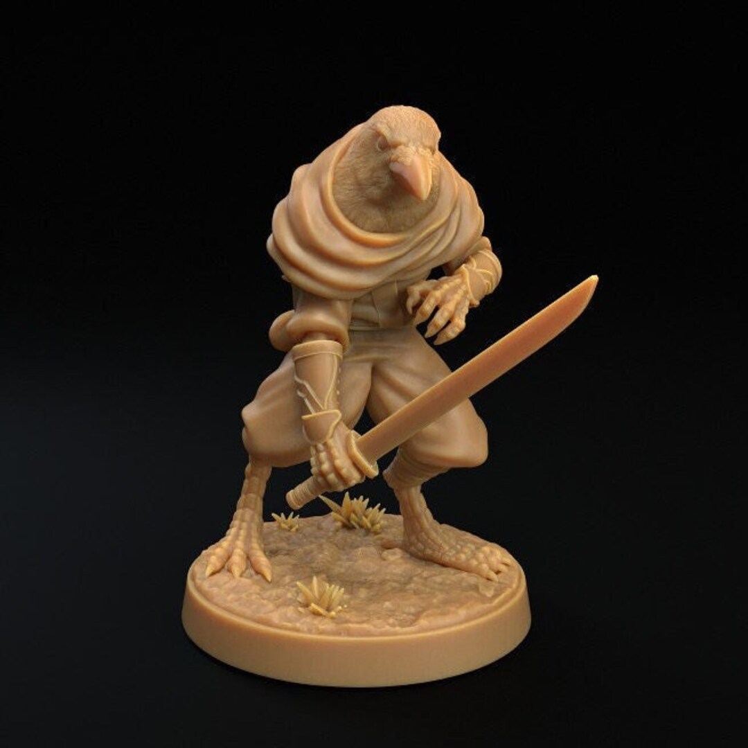 Ravenfolk Fighter Revenge of the Farmomancer Dragon Trappers Lodge D&D ...