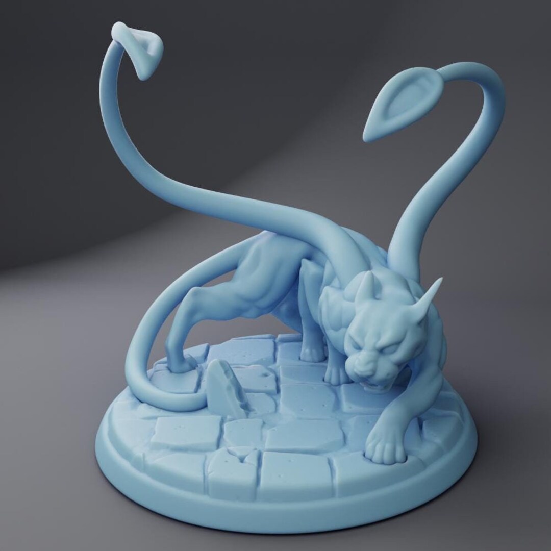 Displacer Beast | Twin Goddess Miniatures | D&D | TTRPG | High ...