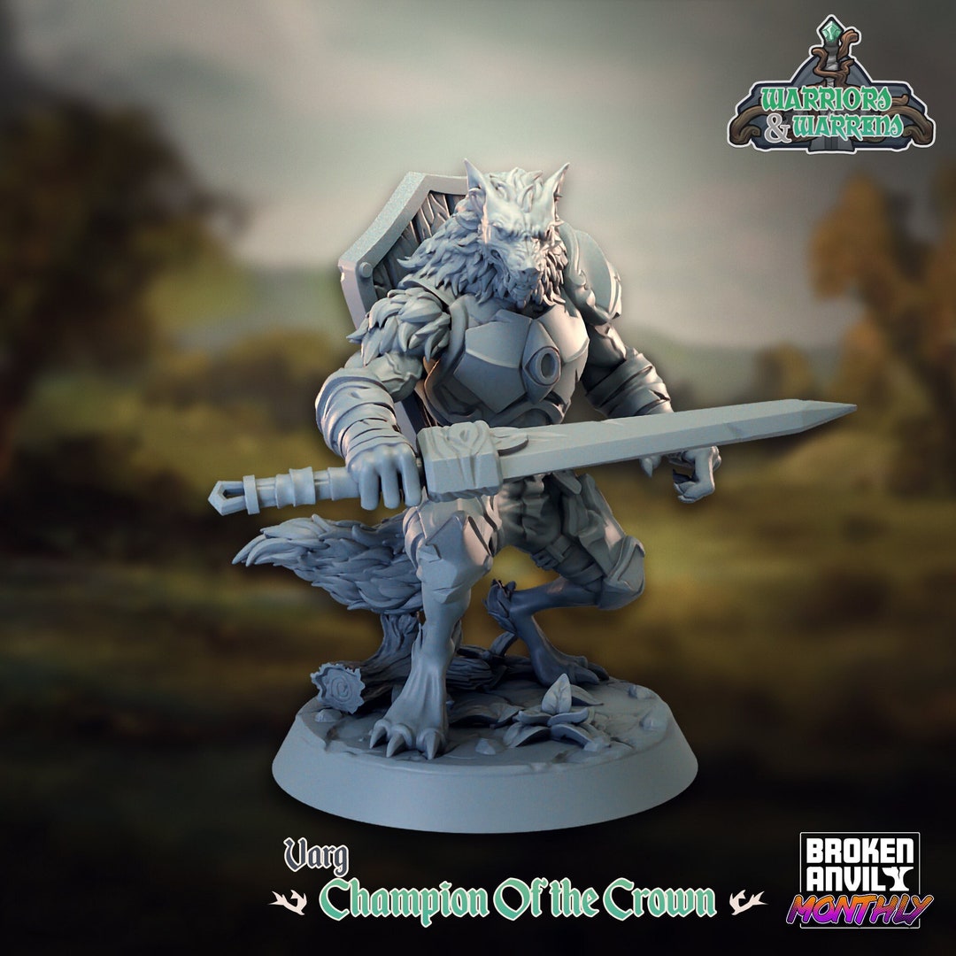 Champion of the Crown, Werewolf Fighter | Warriors and Warrens - Broken ...