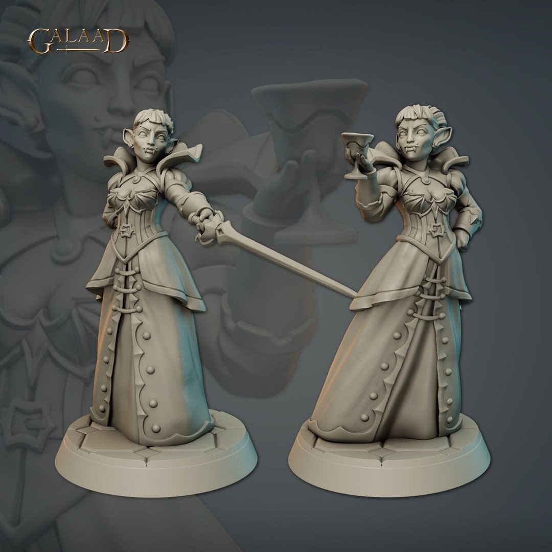 Vampire Countess | Vampires - Galaad Miniatures | D&D | TTRPG | High ...