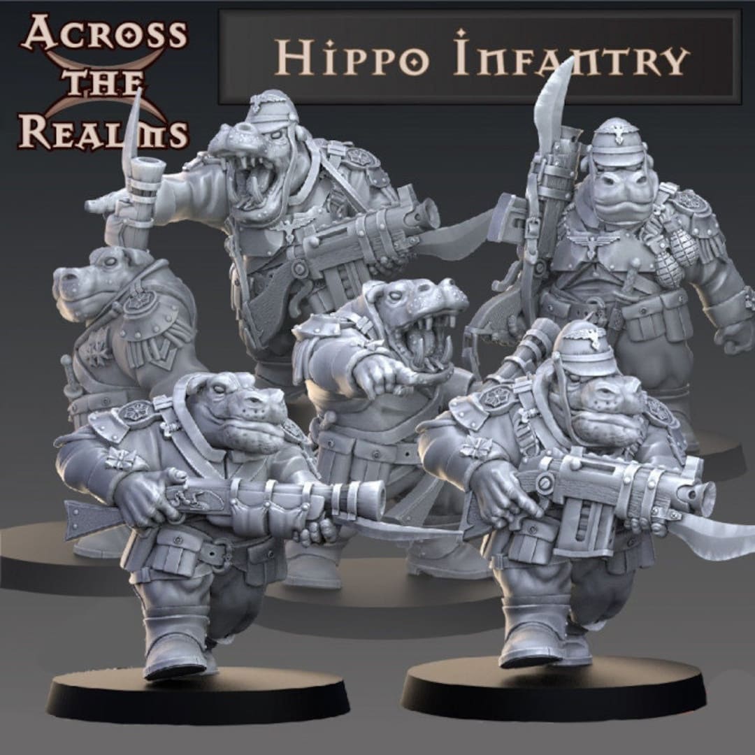 Hippo Infantry | Mercenaries of the Multiverse - Across the Realms ...