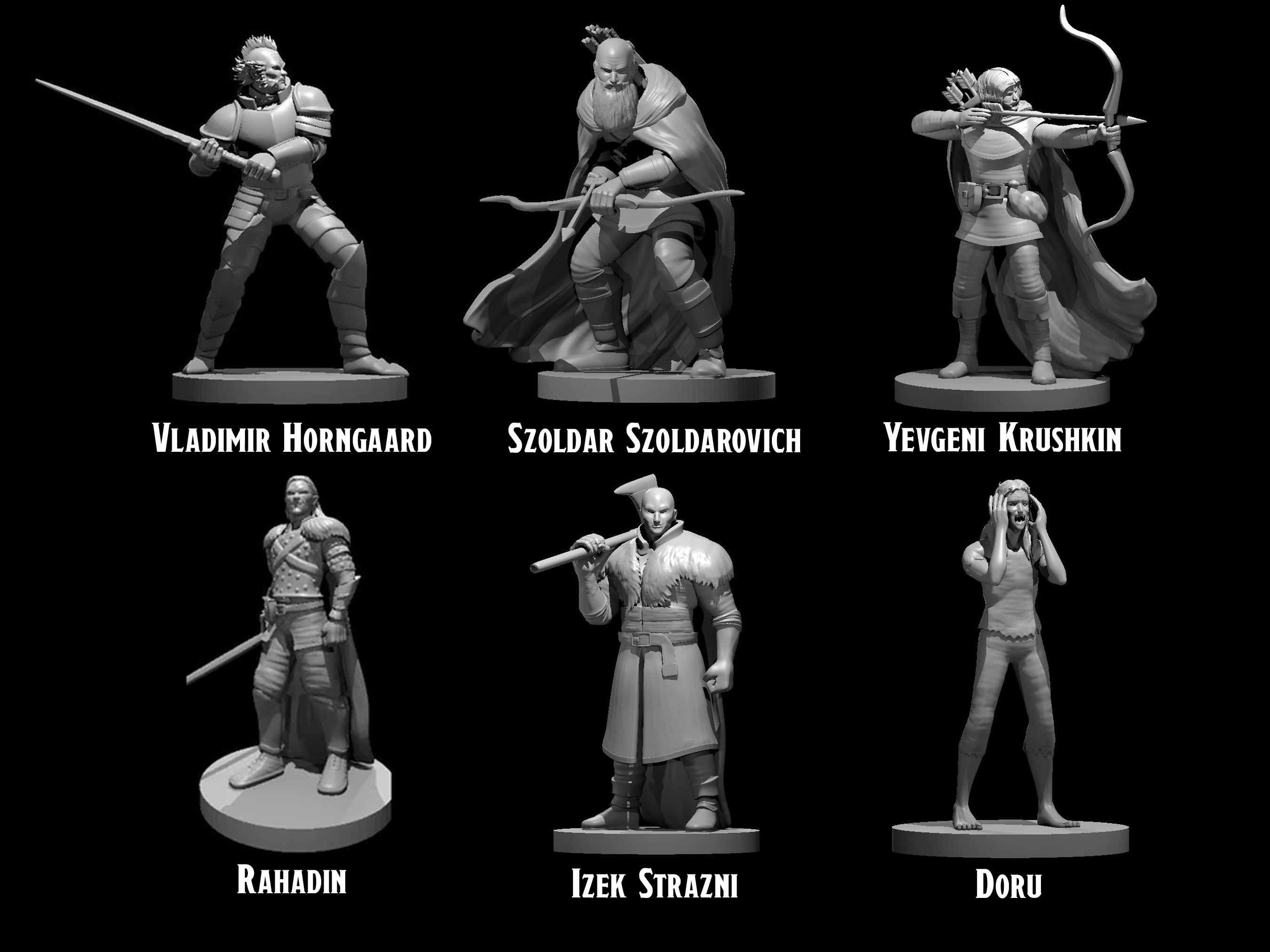 Curse of Strahd NPC Collection 20 Piece Set Dungeons & - Etsy UK