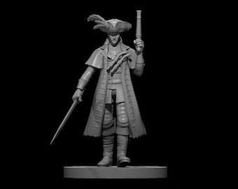 Elf Pirate Miniature | Etsy