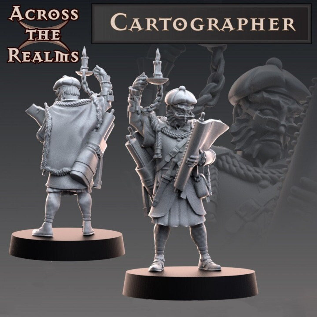 Cartographer | Essential Npcs - Across the Realms | 12K High Detail ...
