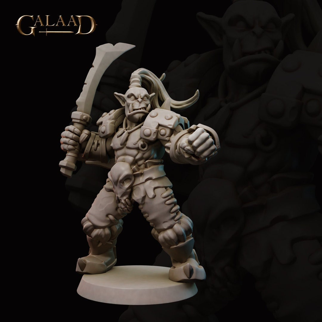 Male Orcs | Tribal Orc Clan - Galaad Miniatures | D&D | TTRPG | High ...