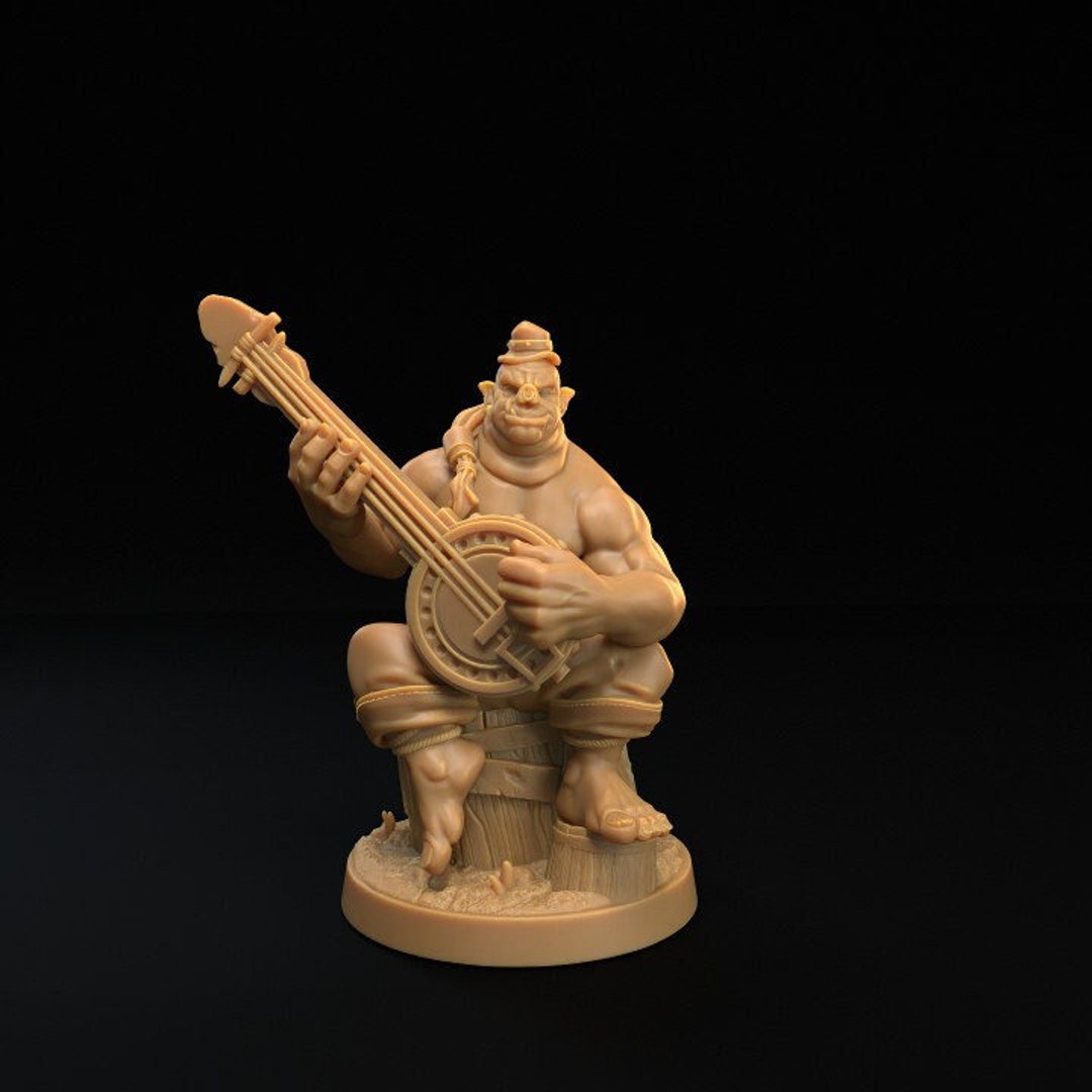 Orc Banjo Bard Mushroom Bayou Dragon Trapper's Lodge - Etsy