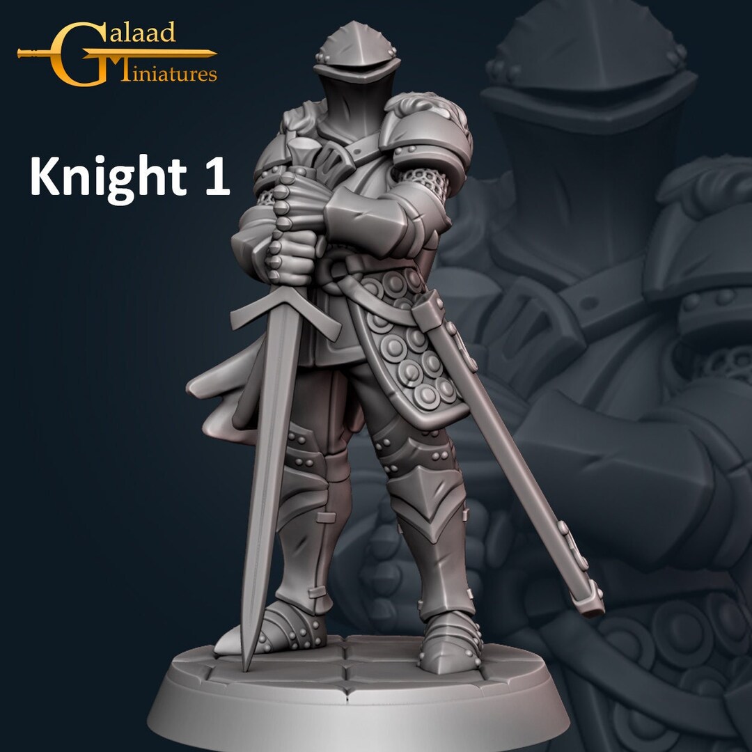 Knights | Princess' Guard - Galaad Miniatures | D&D | TTRPG | High ...